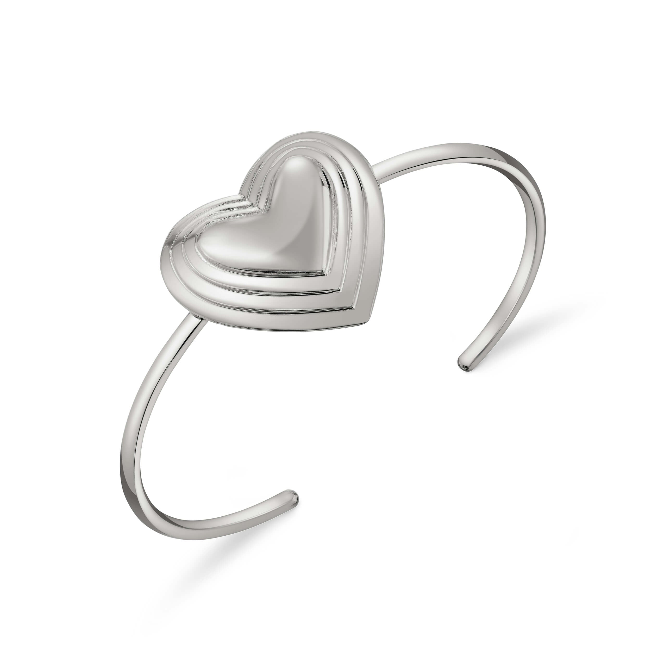 Large Grooved Heart Cuff – Sarah Hendler