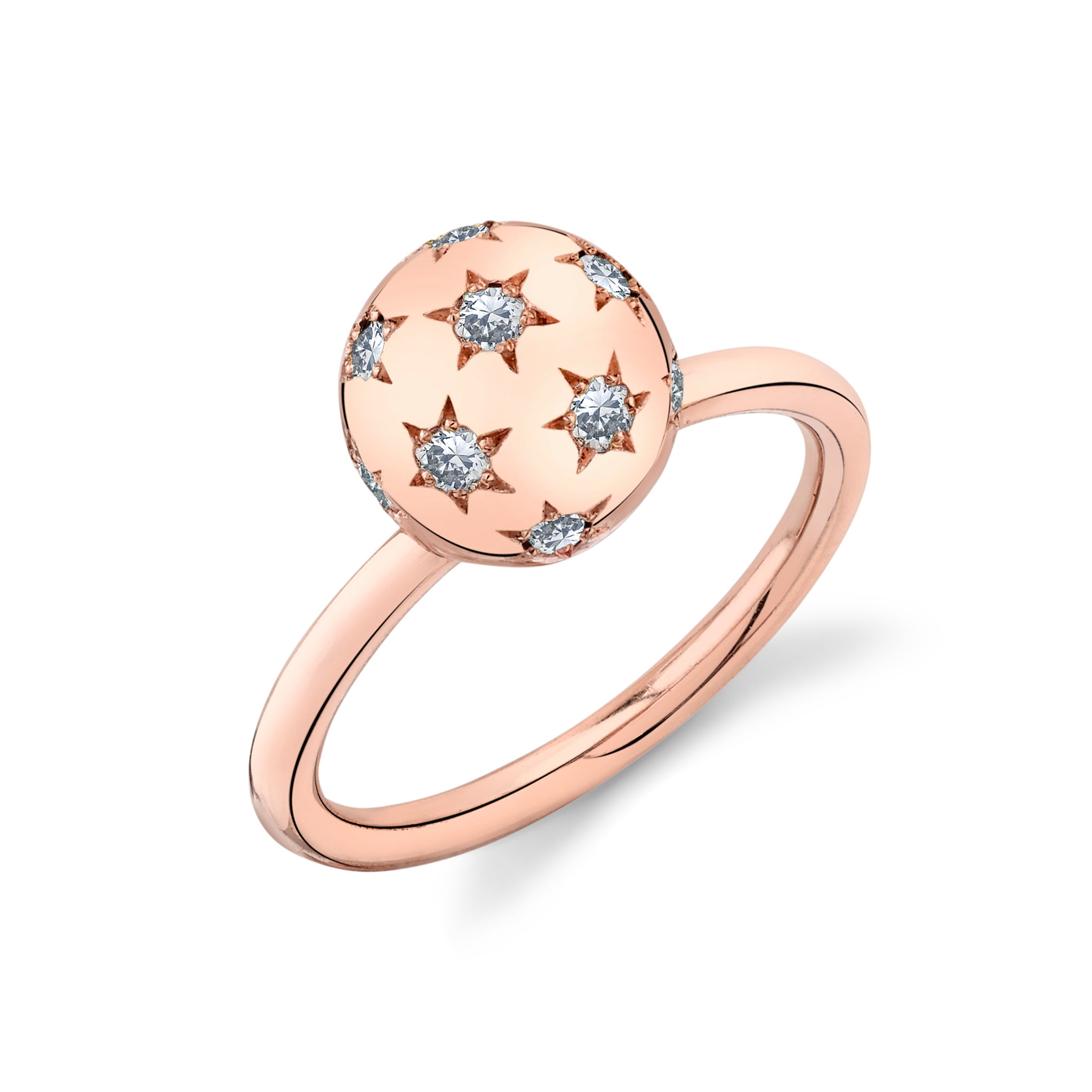 Mini Ethel Ring - Diamond – Sarah Hendler